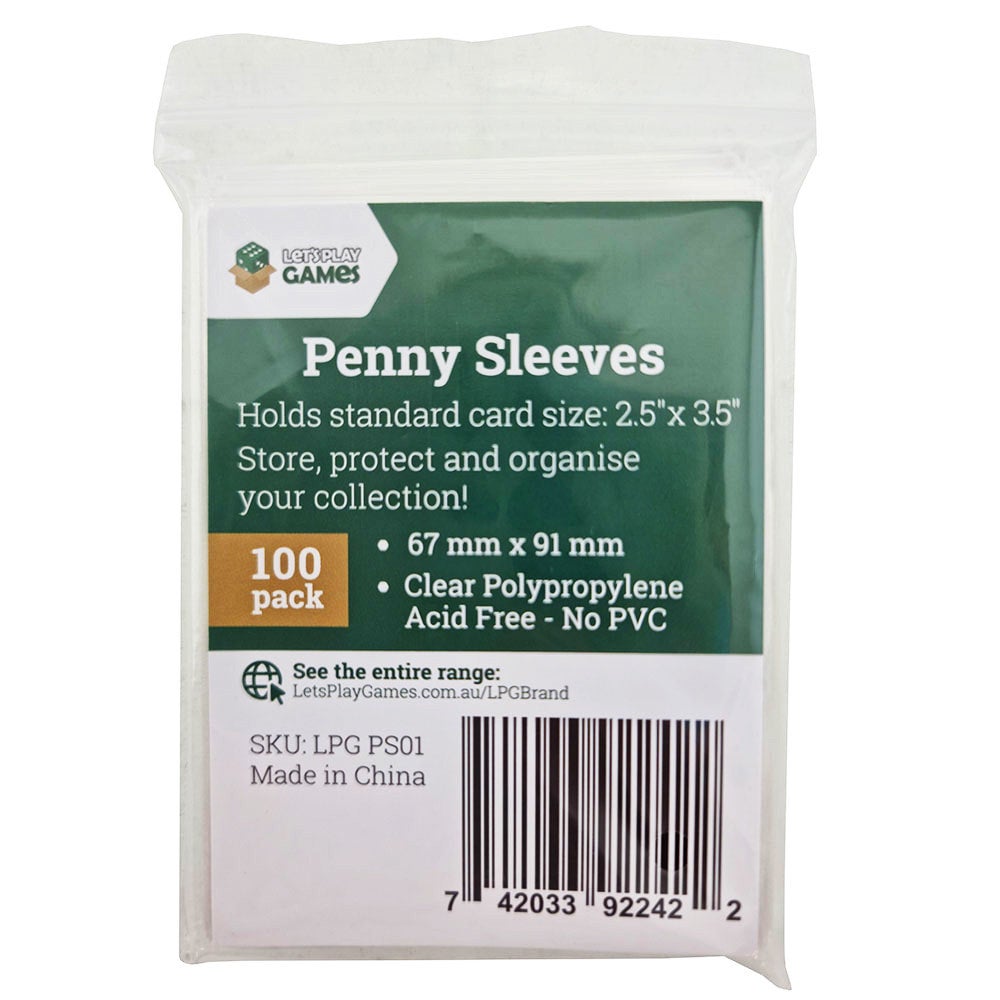 LPG Penny Sleeves 100pk | JoJos Hobbyhouse